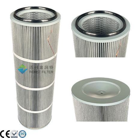 Anti-Static Polyester Dust Filter Cartridge | Cylindrical Air Filter ...